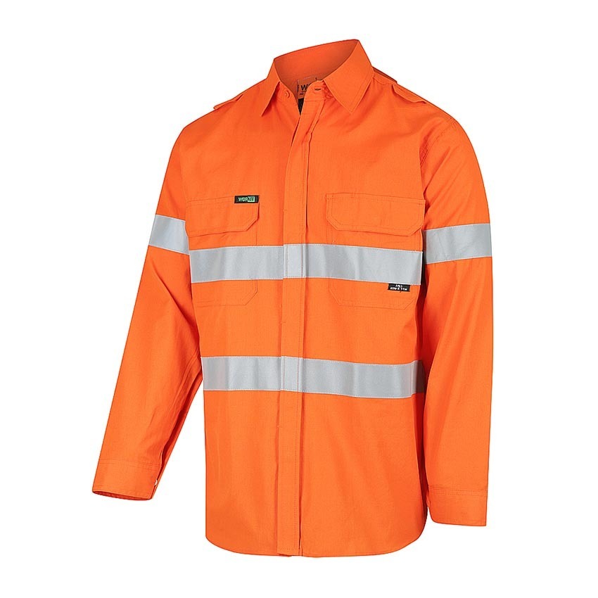 WORKIT Fire Resistant PPE1 FR Inherent 155gsm Lightweight Taped Shirt ...