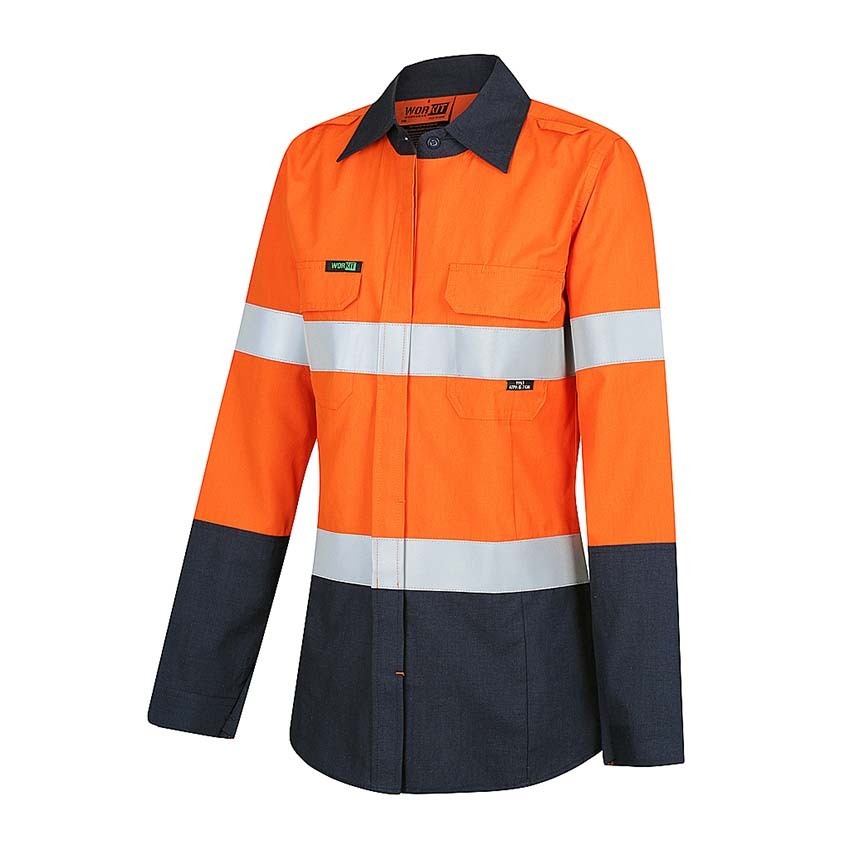 WORKIT Fire Resistant PPE1 Womens FR Inherent 155gsm Lightweight Taped ...