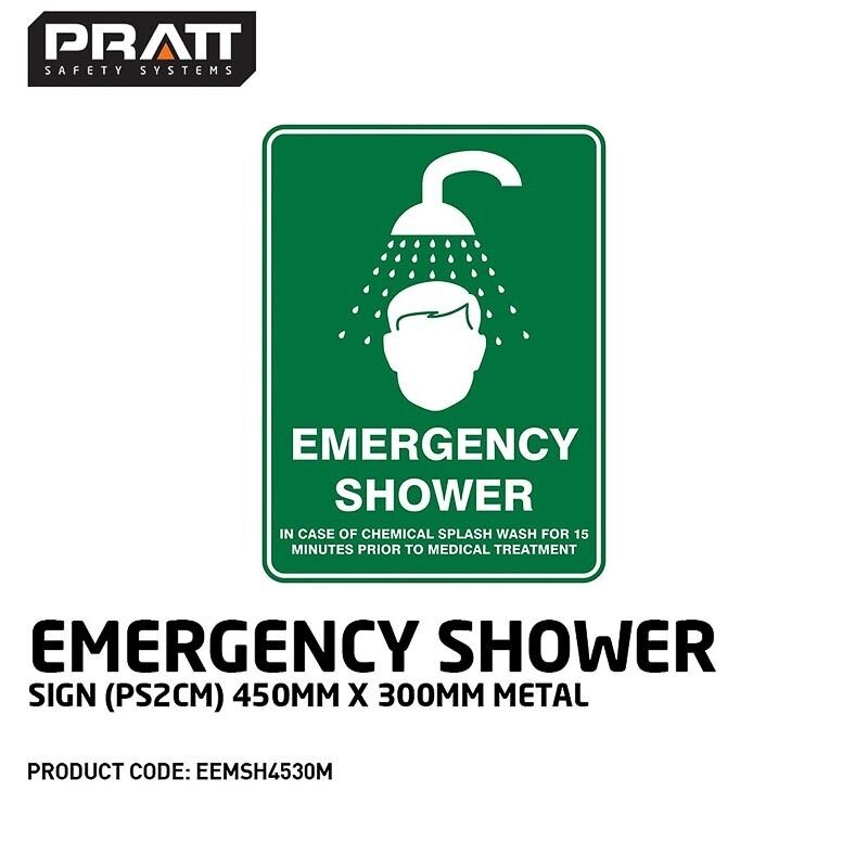 Emergency Shower Sign - SafetyHQ
