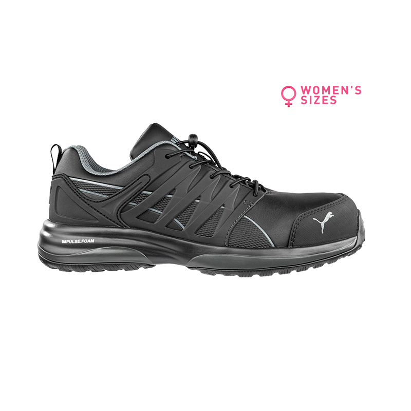 Puma Safety Women's Push Cloud Shoes Colour Black - SafetyHQ