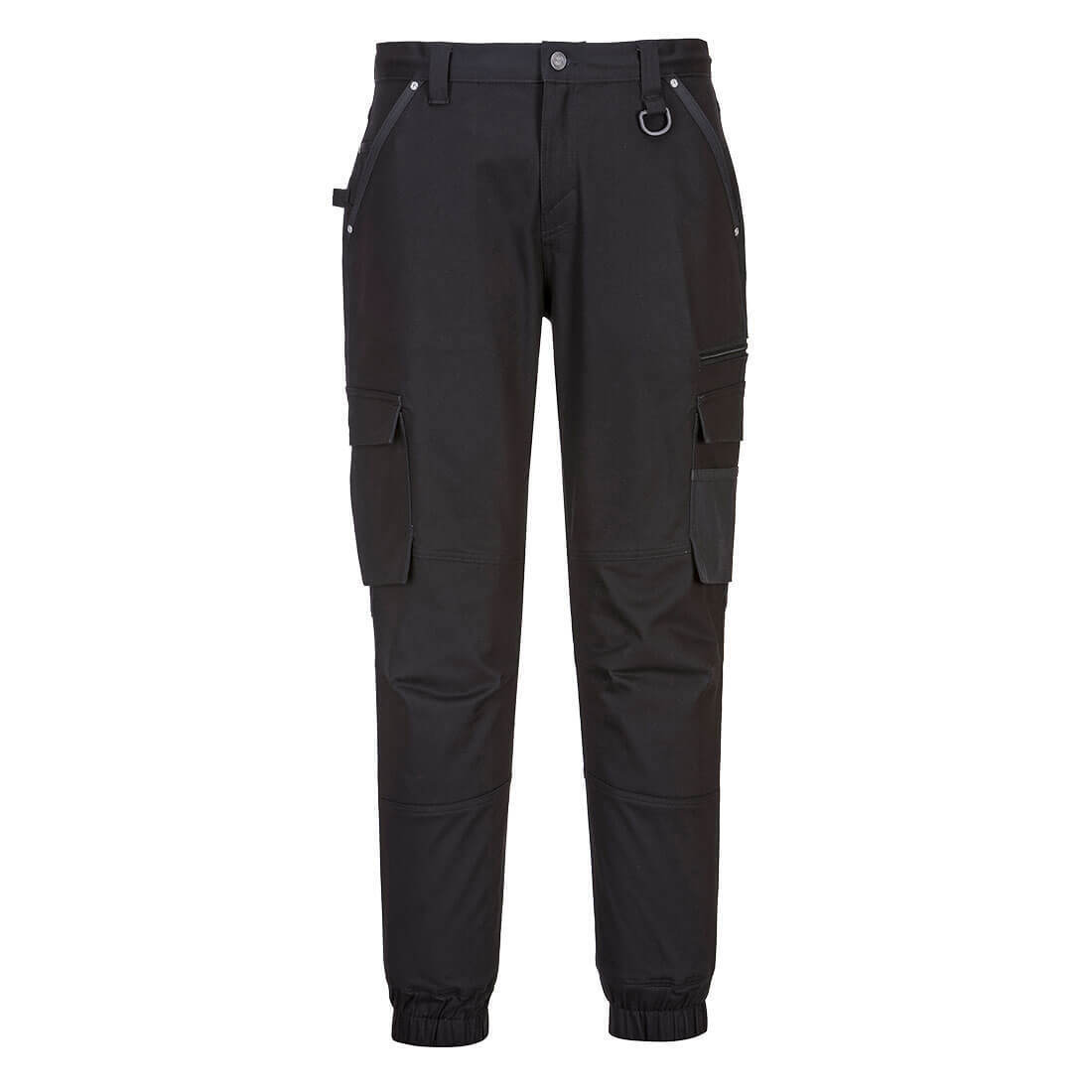 Cuffed Work Pants Black 102 - SafetyHQ