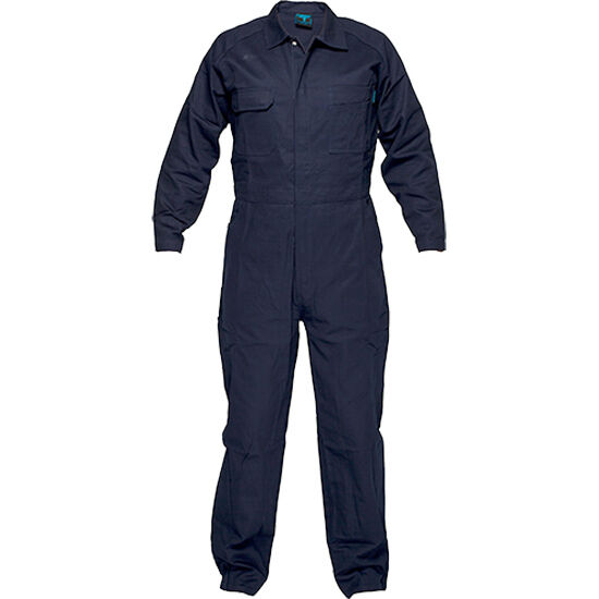Prime Mover Regular Weight Navy Coverall - SafetyHQ