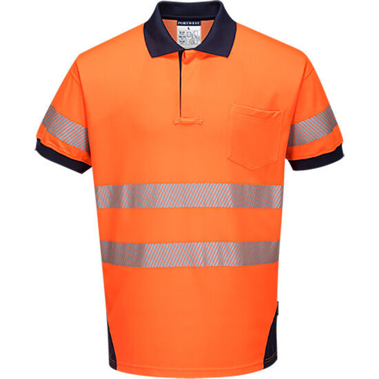 Portwest PW3 Hi-Vis Polo Shirt S/S - SafetyHQ
