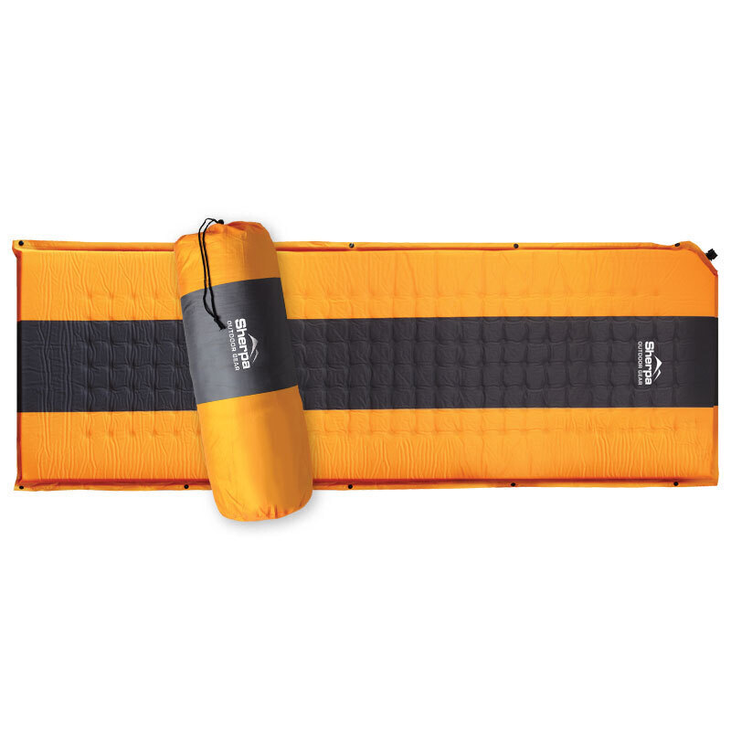 Sherpa Camper Sleeping Mat Orange/Grey - SafetyHQ
