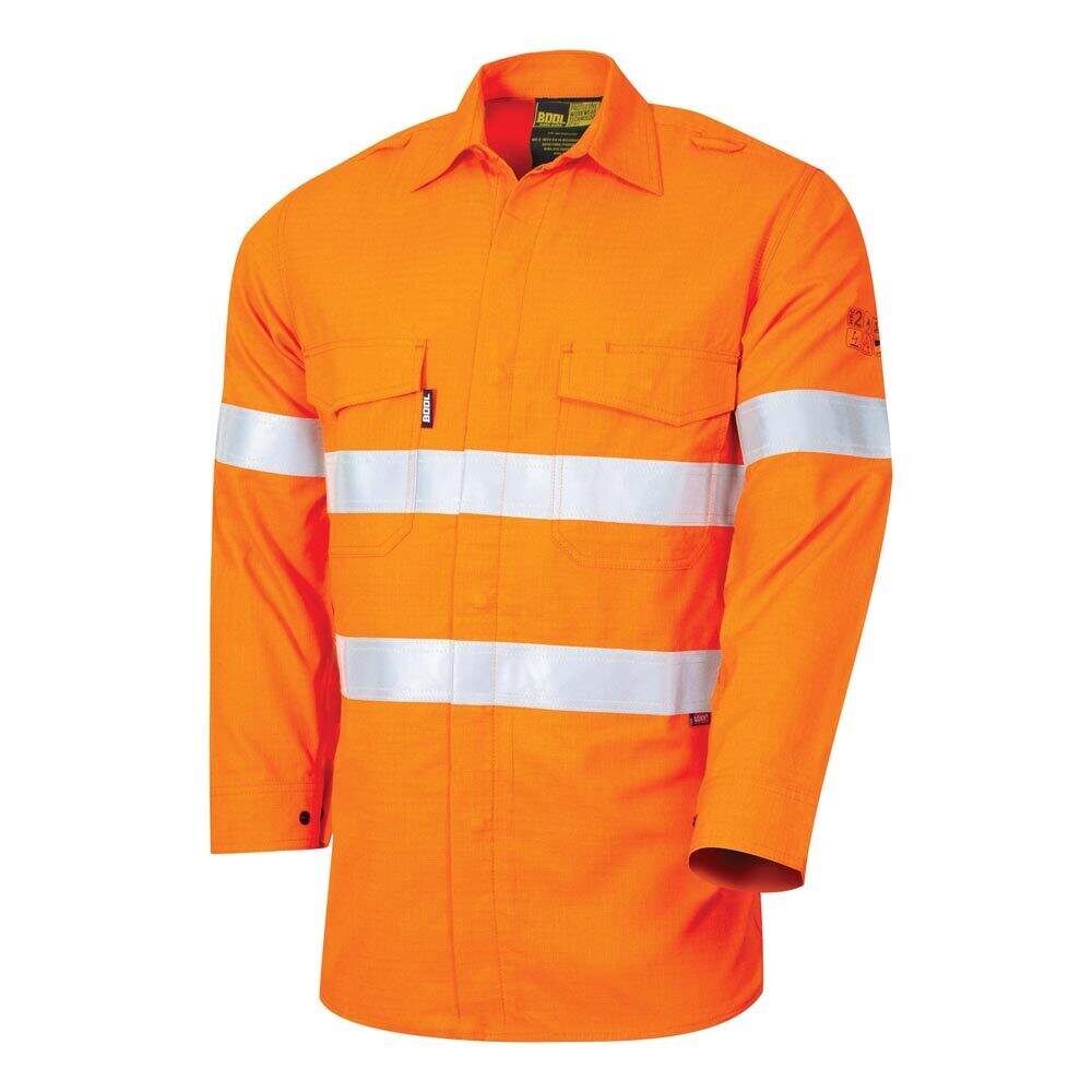 Bool Parvotex Arc flash Orange D/N Shirt HRC2 8.6cal/cm2 - SafetyHQ